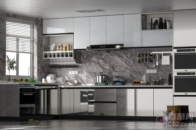 四酷网-Matic 储物柜子 家具3D模型 by Knoll-C4D.cool