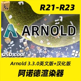 四酷网C4D插件-渲染器阿诺德Arnold渲染器【双语汉化】+英文版大集合-C4D.cool